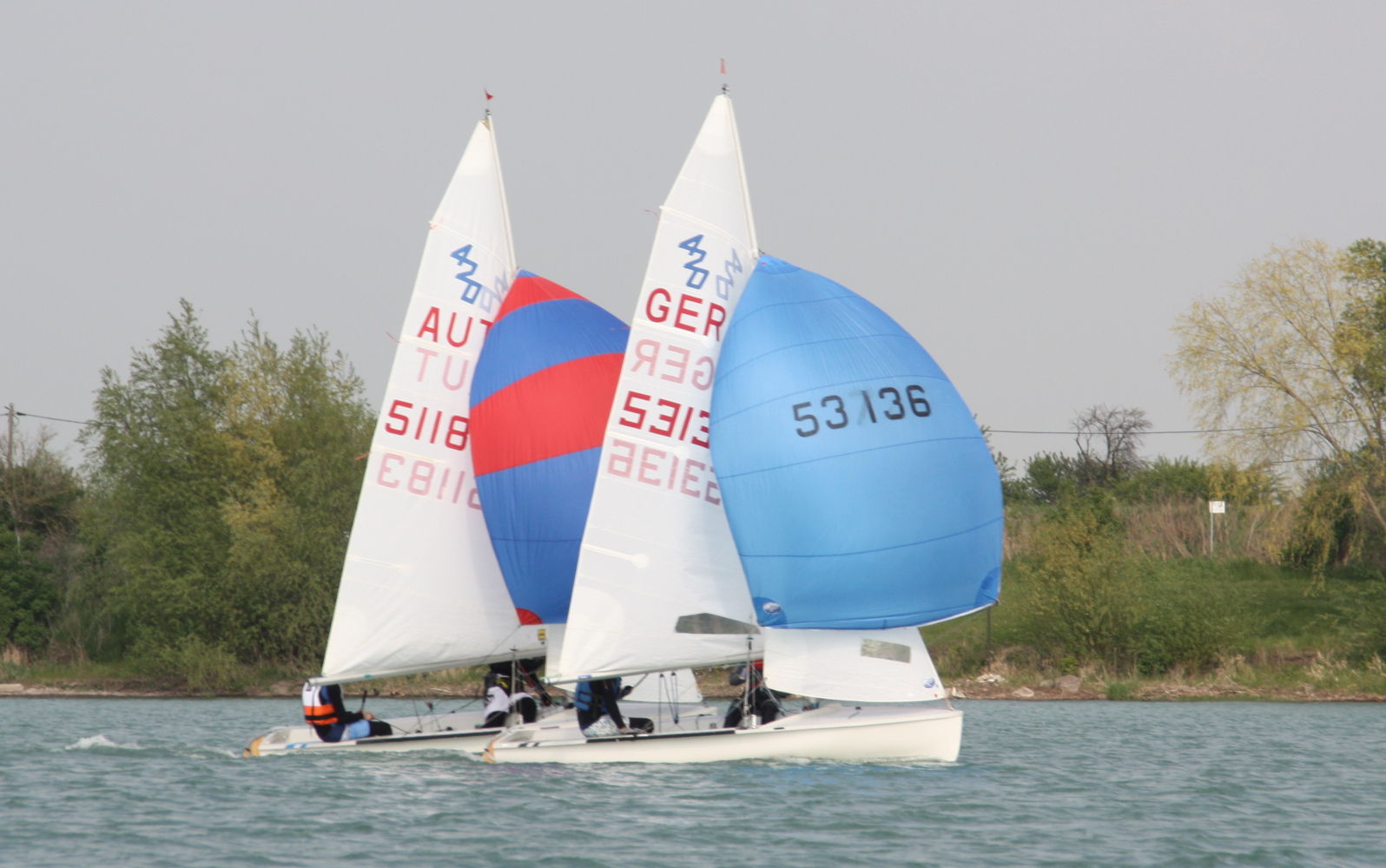 Thüringer Opticup Jolle 420er am Alperstedter See